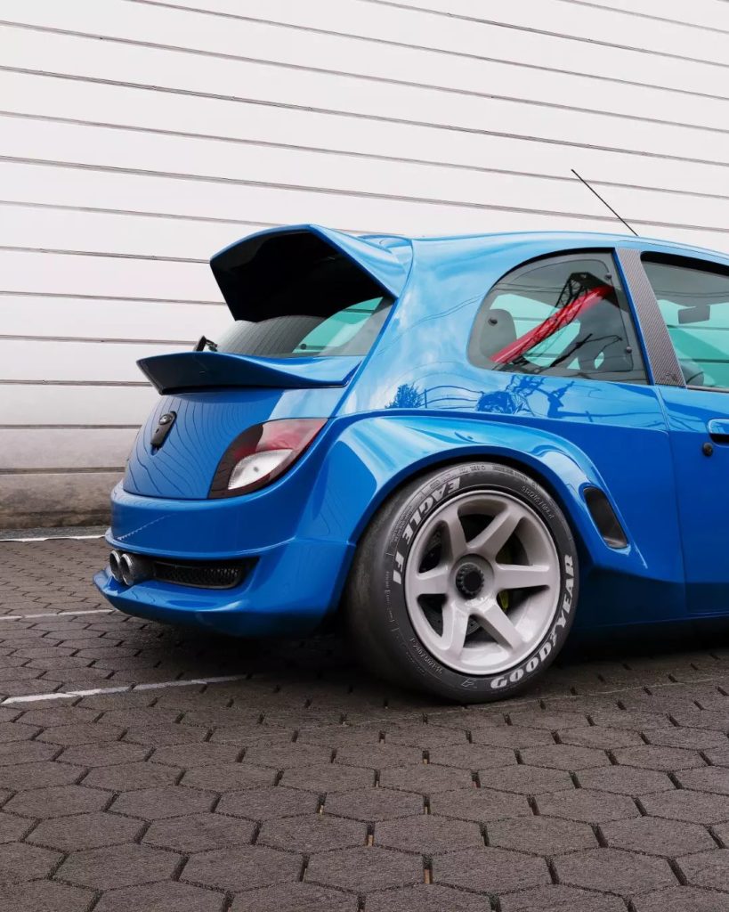 Design apresenta versão única e diferenciada de antigo Ford KA